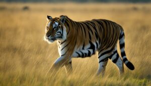 What are the main prey animals of tigers in the wild?