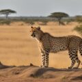 What is the process of cheetah birth and raising cubs?