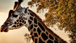 What is the anatomy and body structure of a giraffe?