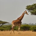 How do giraffes reproduce, and what is their reproduction cycle?