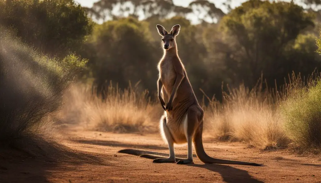 How do kangaroos use boxing in social interactions?