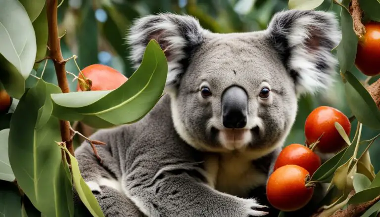 Do koalas eat foods other than eucalyptus leaves?