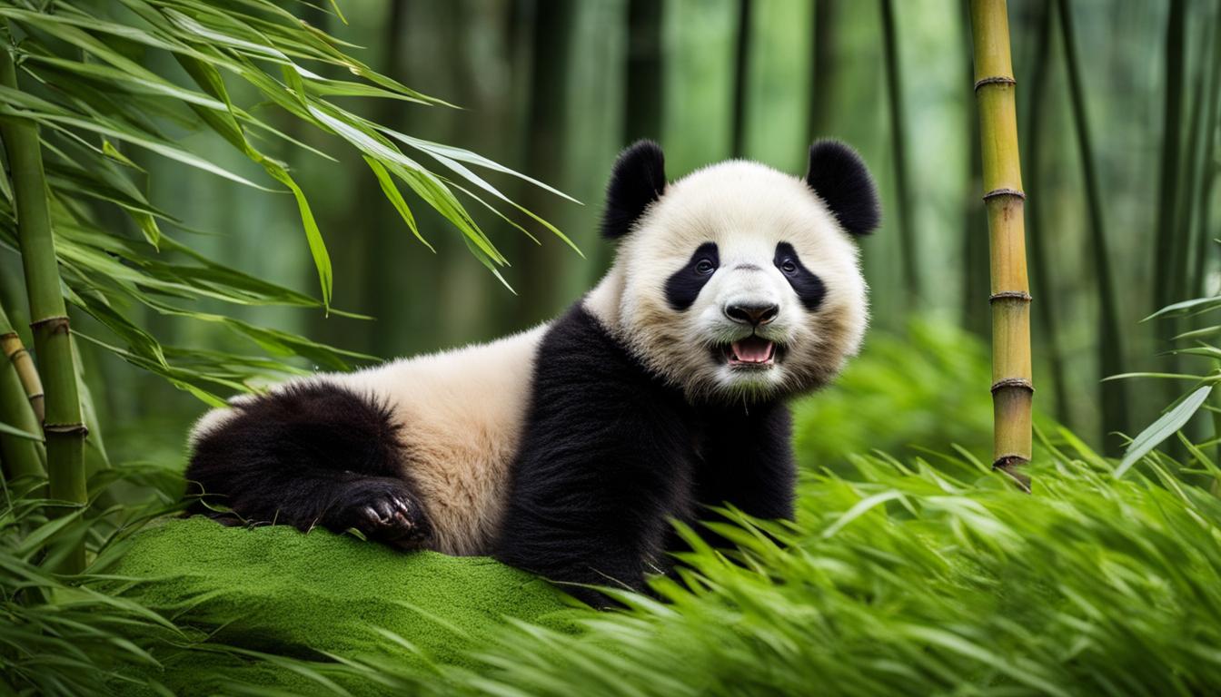 What is the average lifespan of a giant panda in the wild?