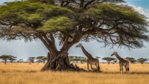 How much do giraffes sleep in a day, and what are their sleep habits?