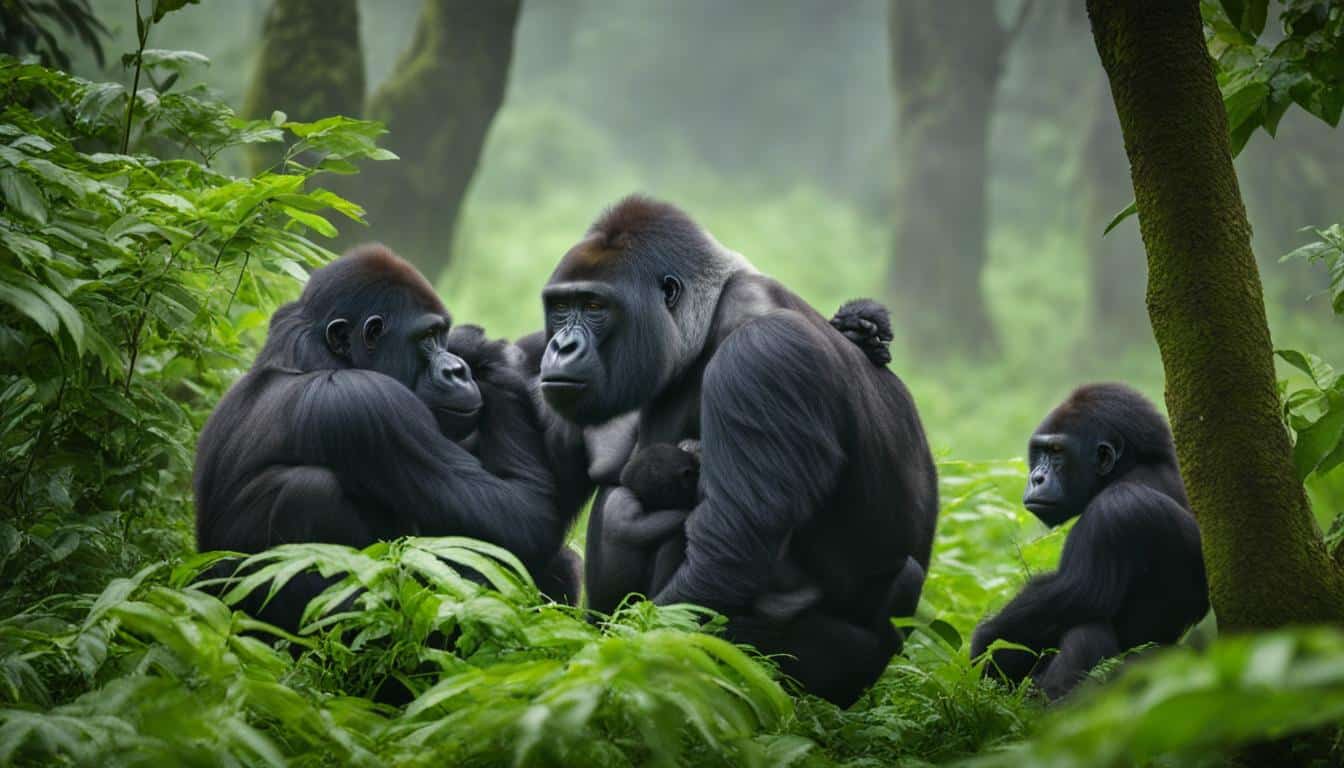 How do gorilla siblings interact and form bonds in the group?