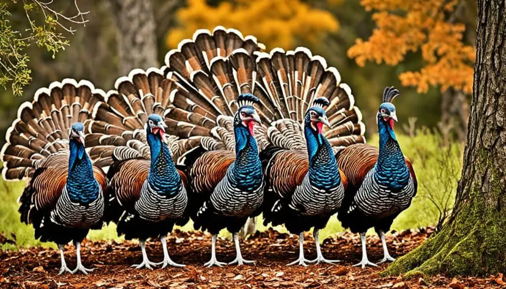 Where can you see wild turkeys in the USA?