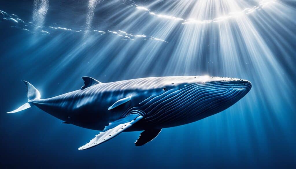 How do blue whales sleep?