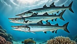 How do barracudas adapt to their environment?