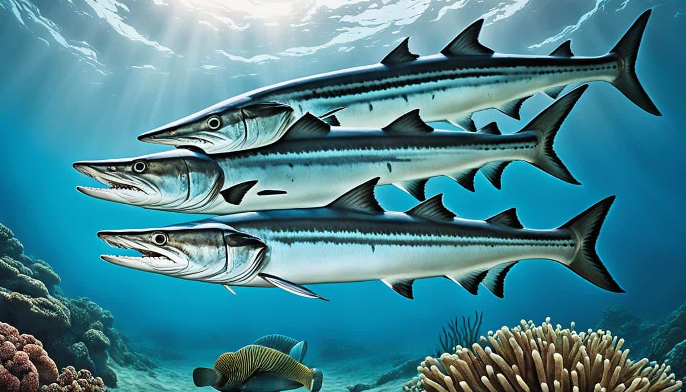 How do barracudas adapt to their environment?
