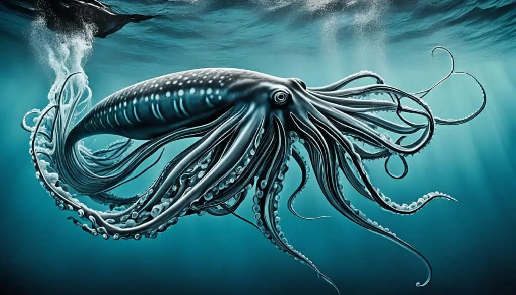 How do giant squids move?