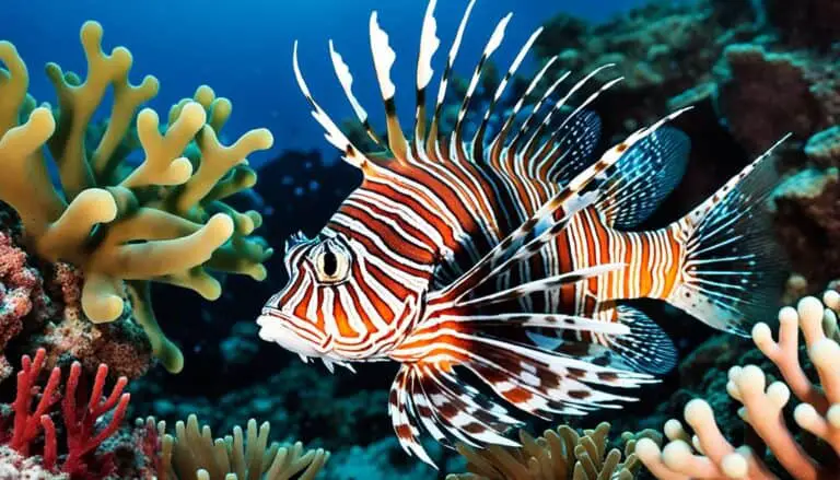 How do lionfish adapt to their environment?