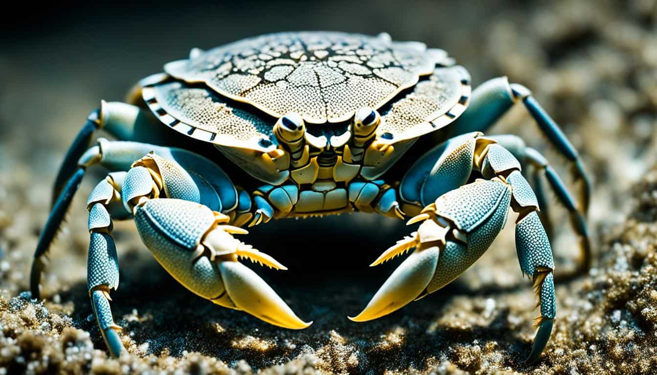 How do crabs adapt to their environment?