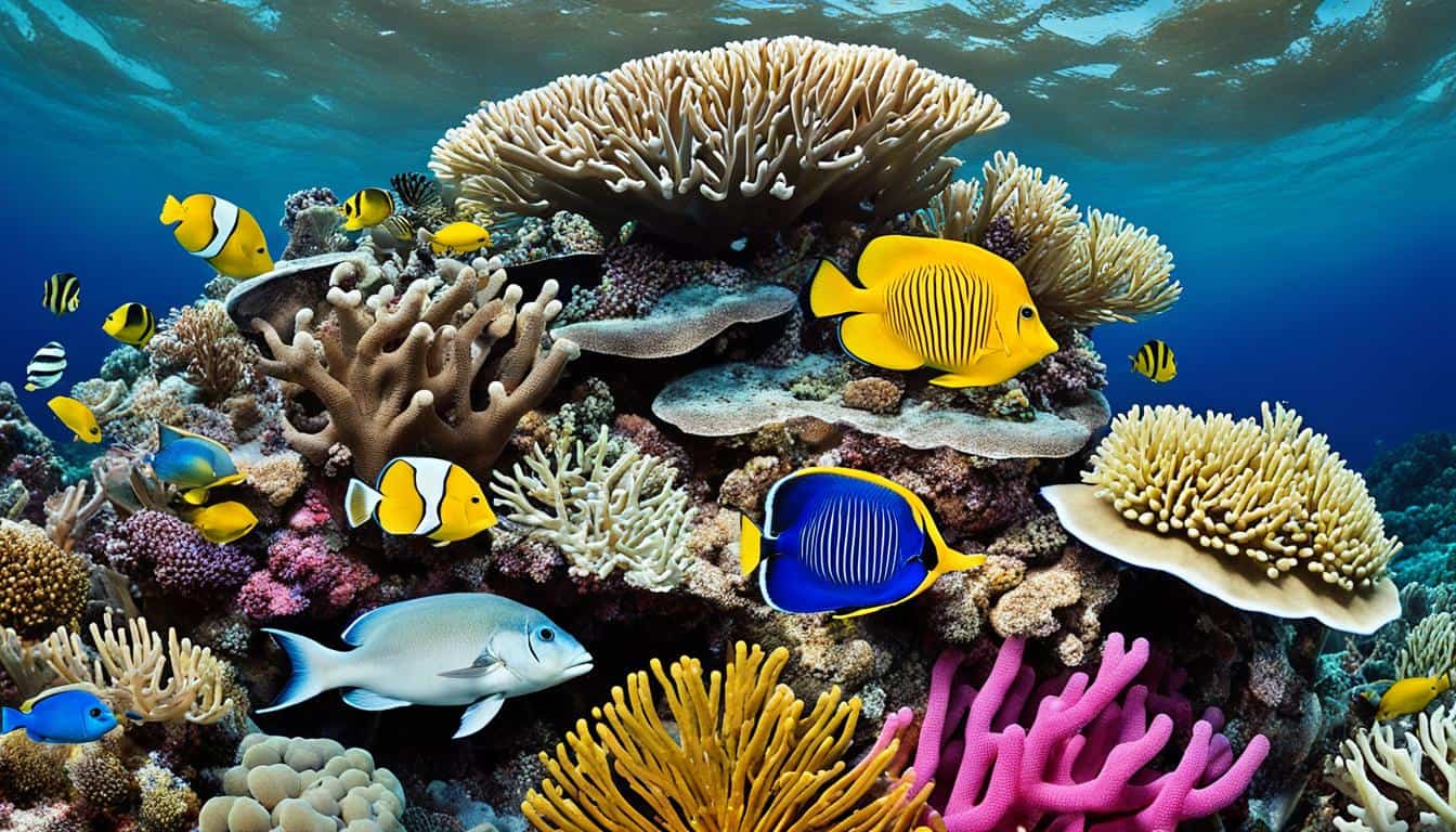 How do coral reefs support biodiversity?