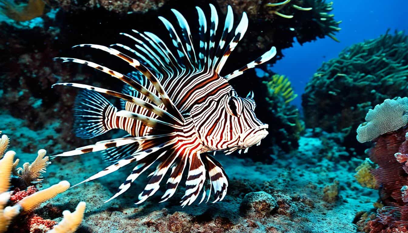 How do lionfish defend themselves?