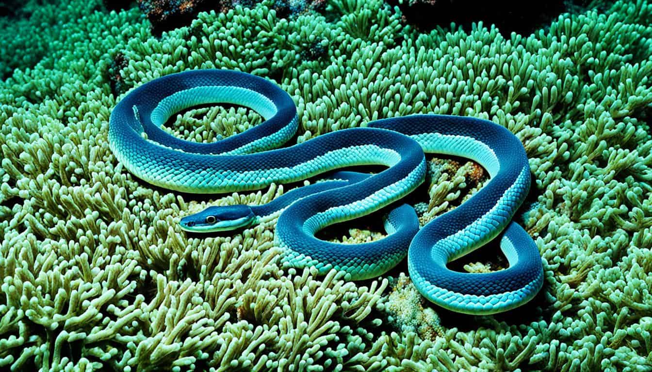 How do sea snakes adapt to their environment?